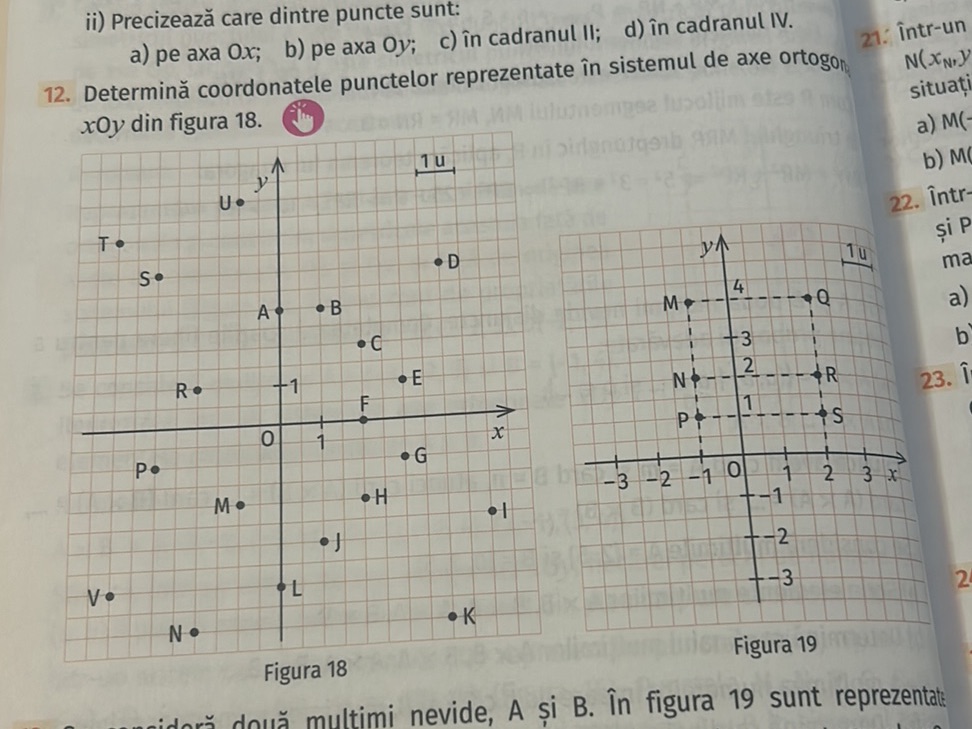 ii) Precizează care dintre puncte sunt: a) | StudyX