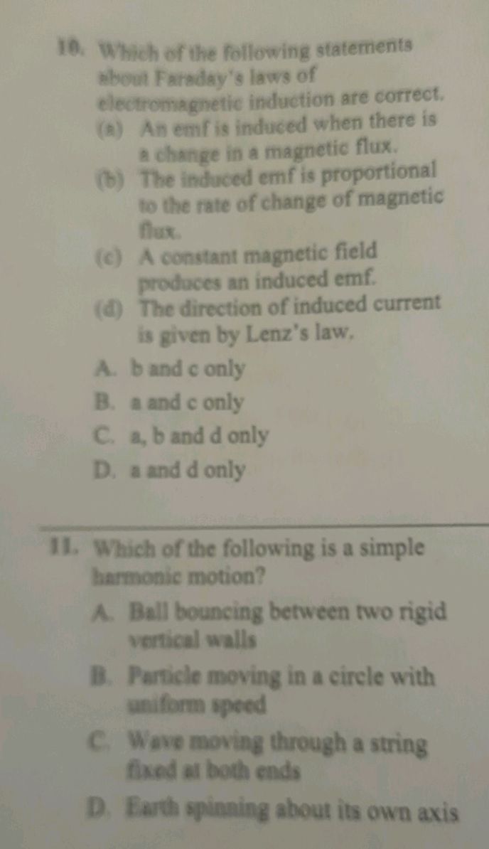 10. Which of the following statements about | StudyX