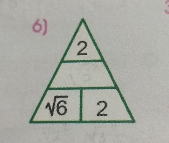 The image shows a triangle divided into | StudyX