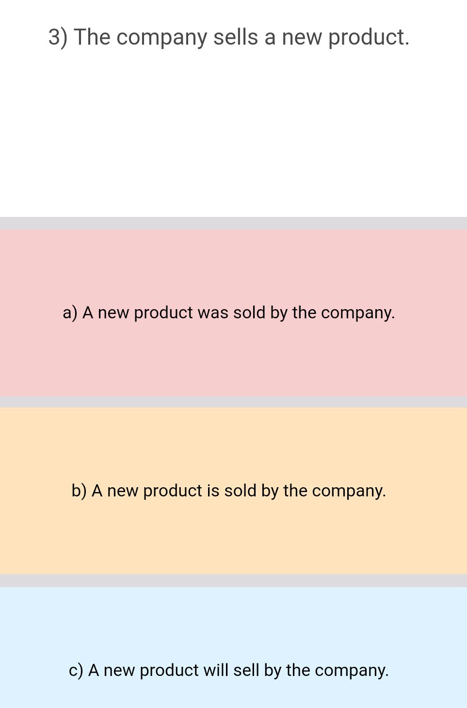 3) The company sells a new product. a) A | StudyX