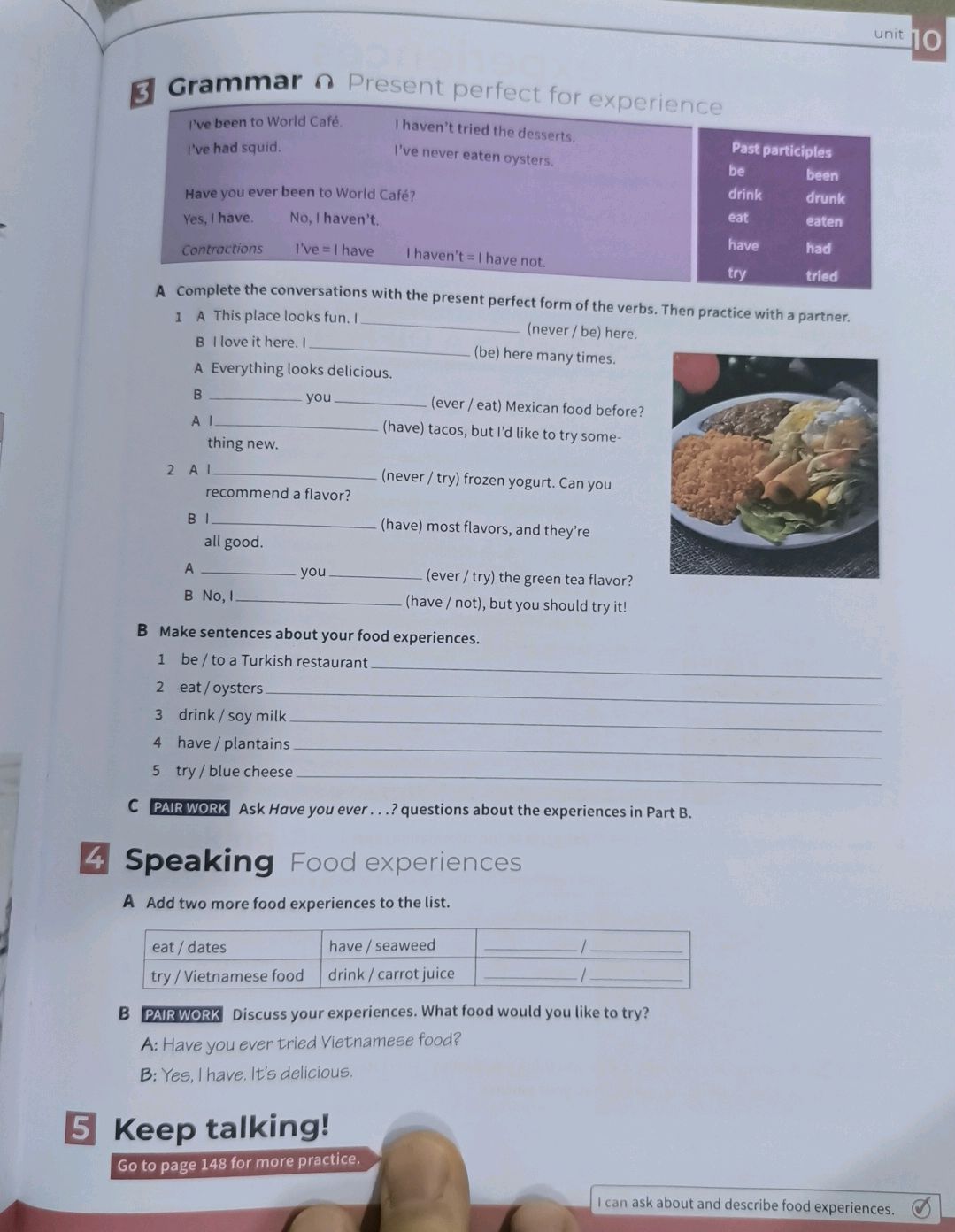 A Complete the conversations with the | StudyX