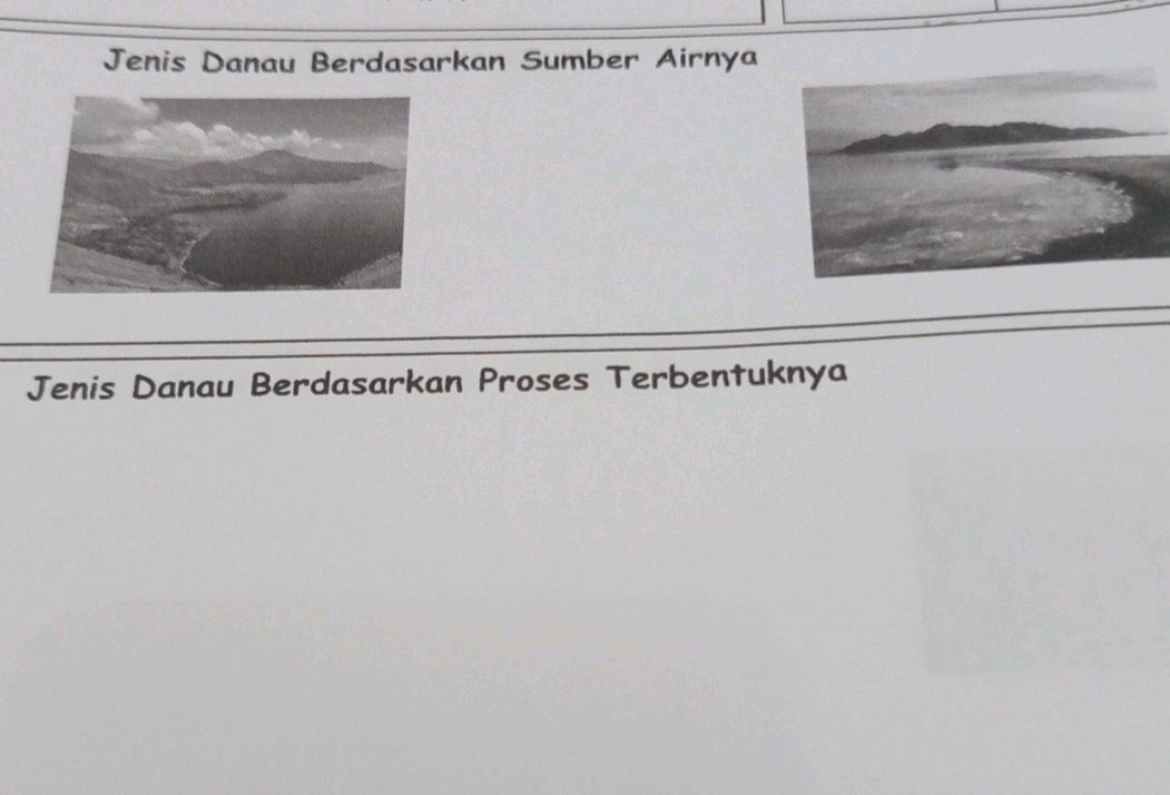 Jenis Danau Berdasarkan Sumber Airnya Jenis | StudyX