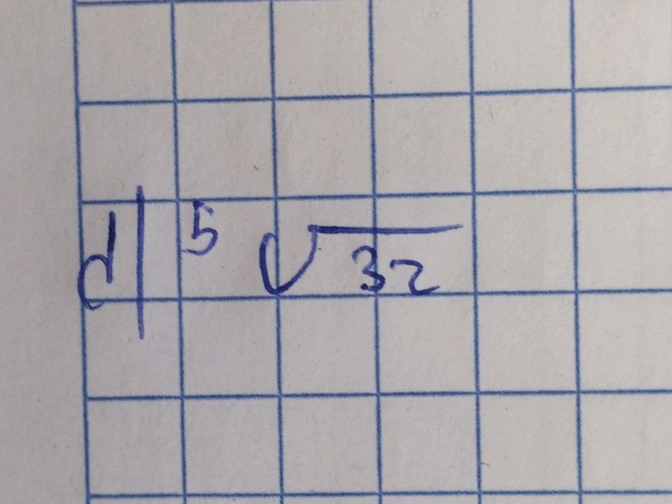 Calculate the fifth root of 32 | StudyX