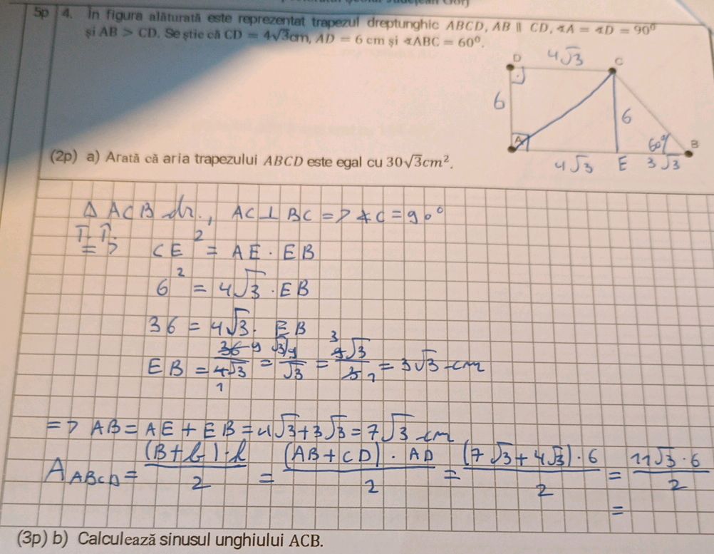 4. In figura alăturată este reprezentat | StudyX
