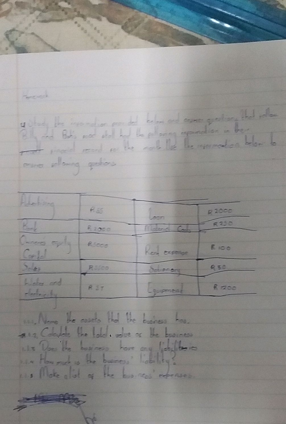Study the information provided below and | StudyX