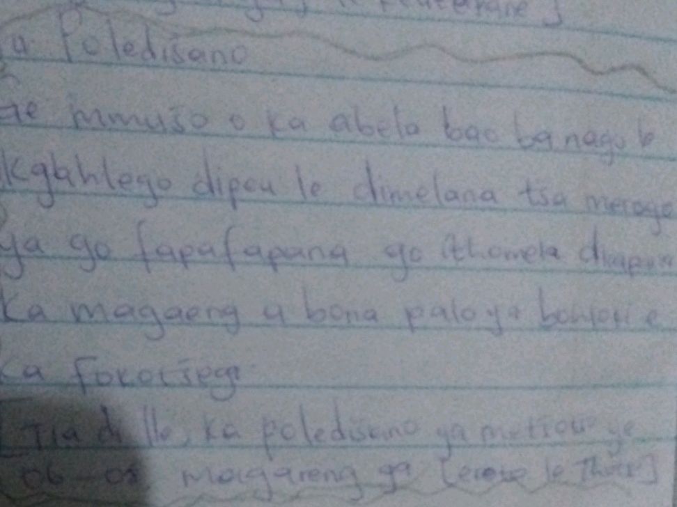 4 Poledisano de immušo o ka abela bao ba | StudyX