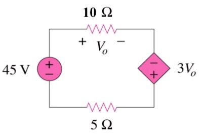 The circuit diagram shows a voltage source | StudyX