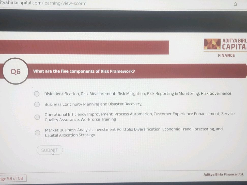 What are the five components of Risk | StudyX