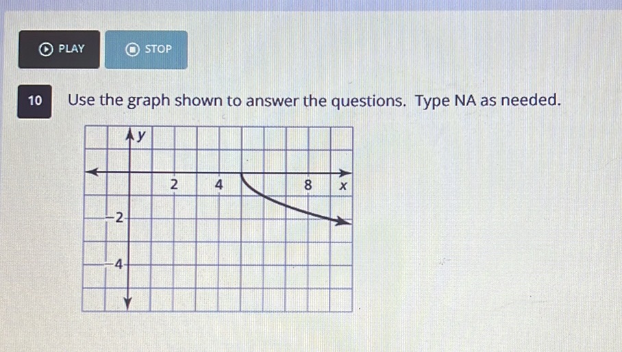 Use the graph shown to answer the questions. | StudyX