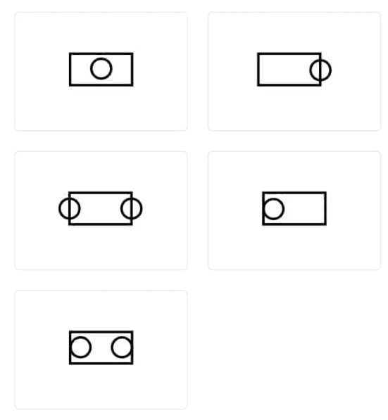 The image shows a sequence of shapes. The | StudyX