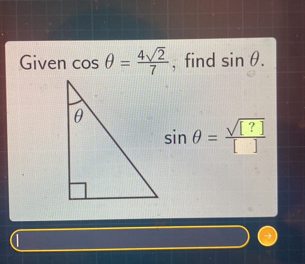 Given $ = {4 {2}}{7}$, find $ $. $ | StudyX