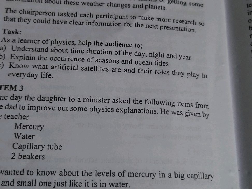 Task: As a learner of physics, help the | StudyX