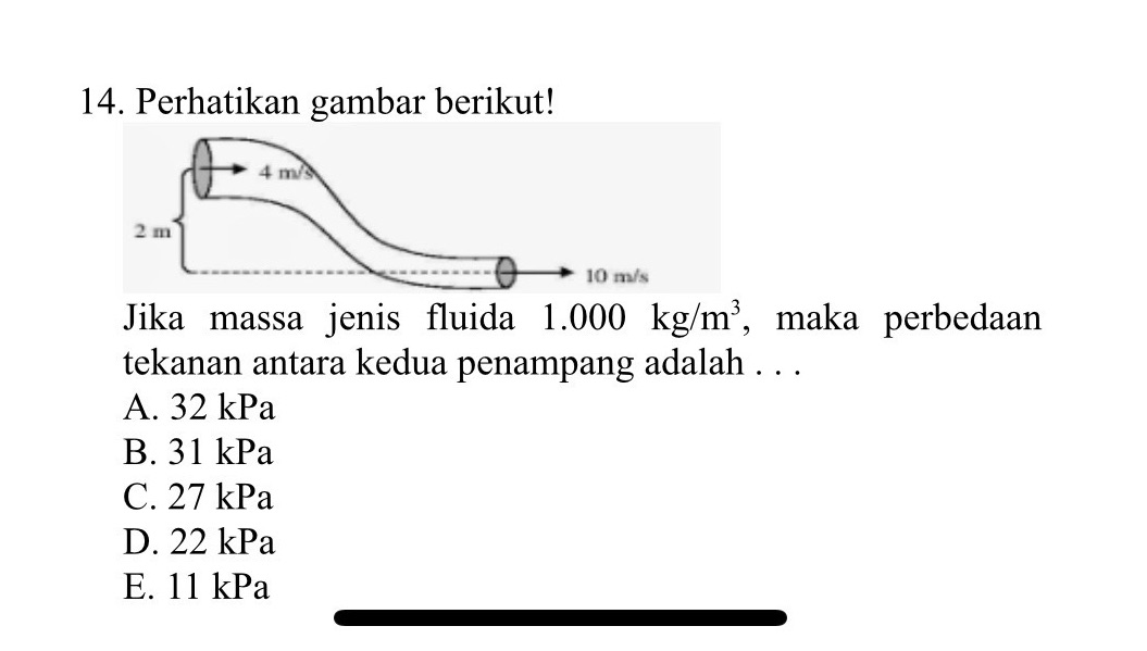 14. Perhatikan gambar berikut! Jika massa | StudyX