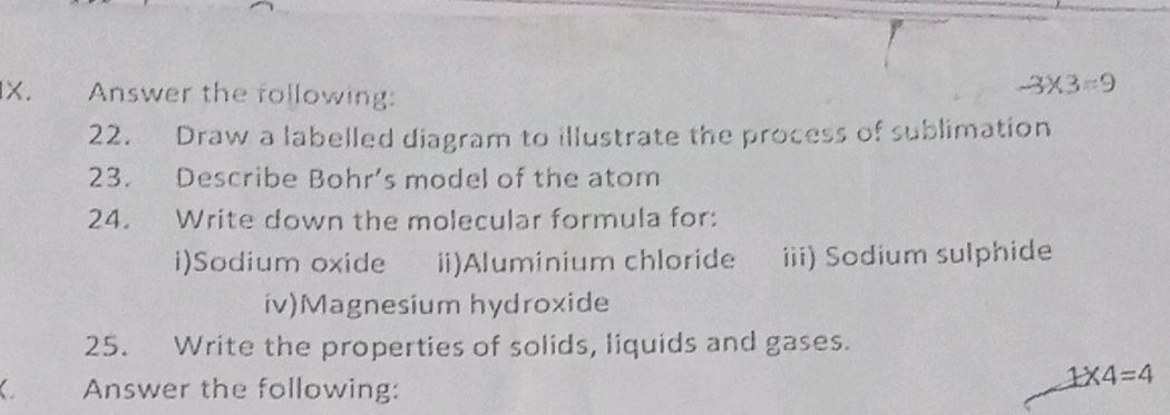 Answer the following: 22. Draw a labelled | StudyX