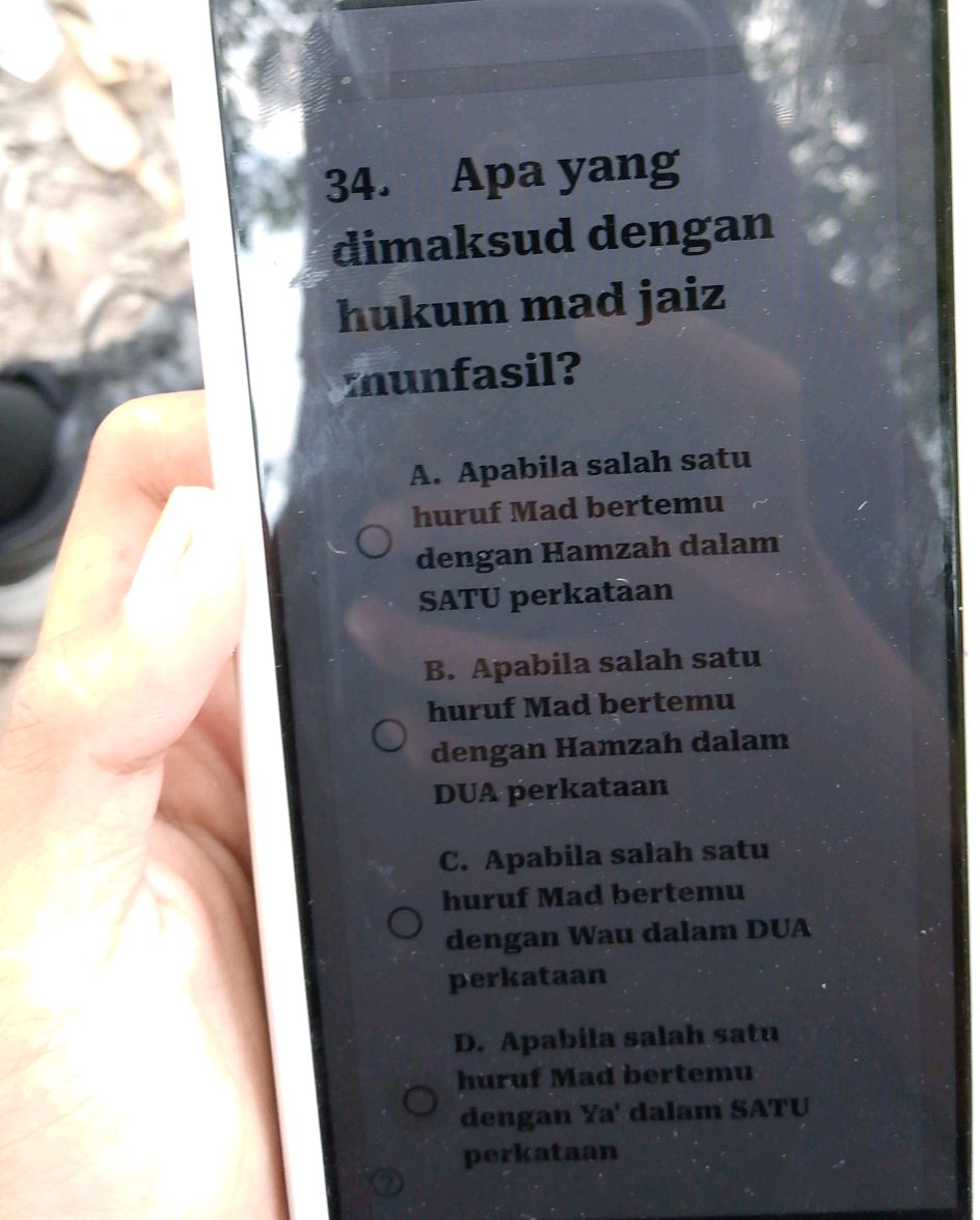 34. Apa yang dimaksud dengan hukum mad jaiz | StudyX