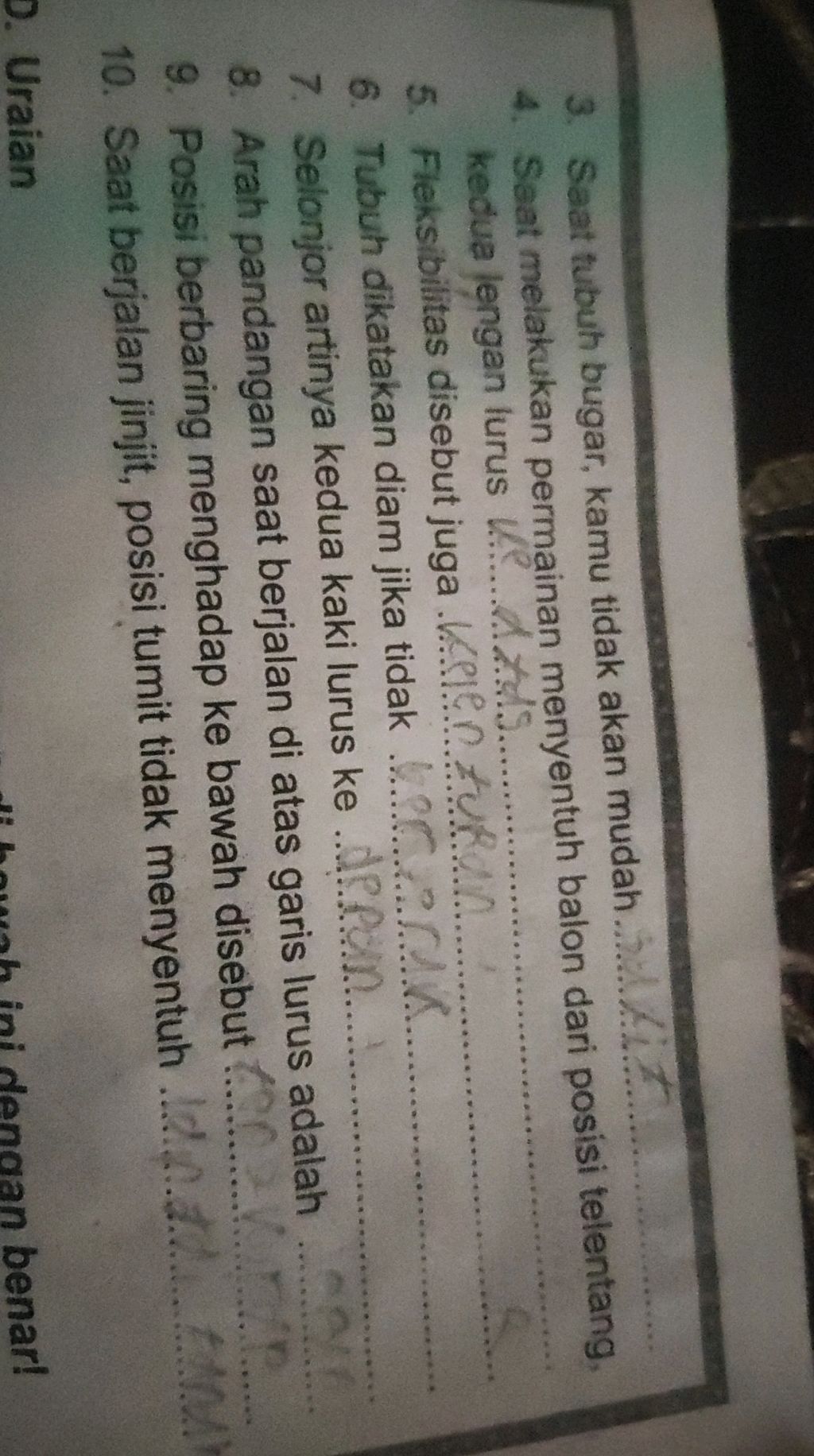 3. Saat tubuh bugar, kamu tidak akan mudah | StudyX