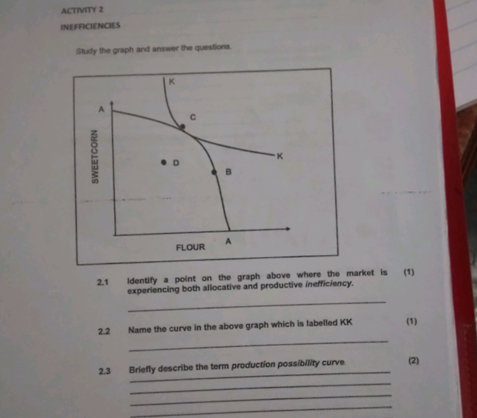 Study the graph and answer the questions. | StudyX