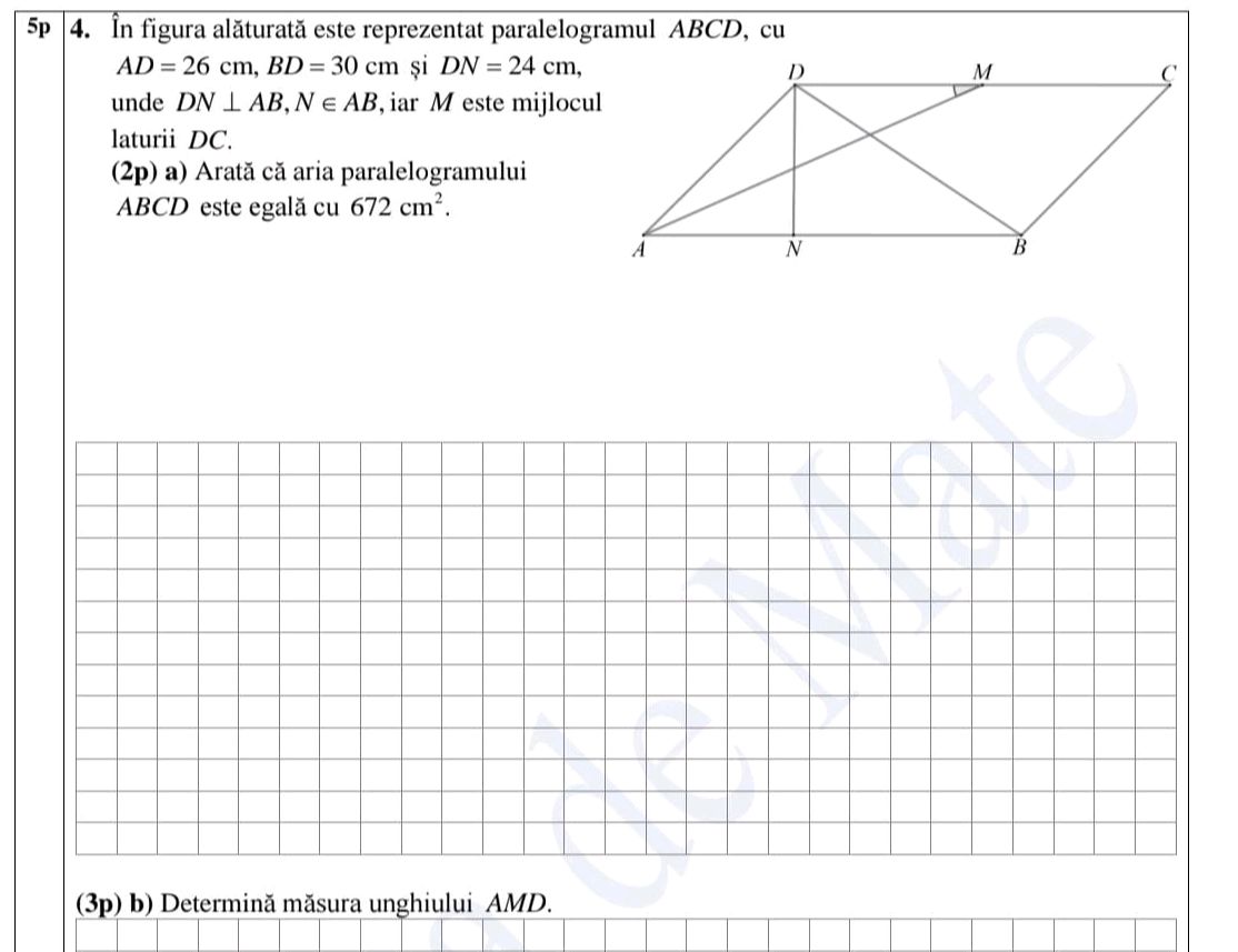 4. În figura alăturată este reprezentat | StudyX