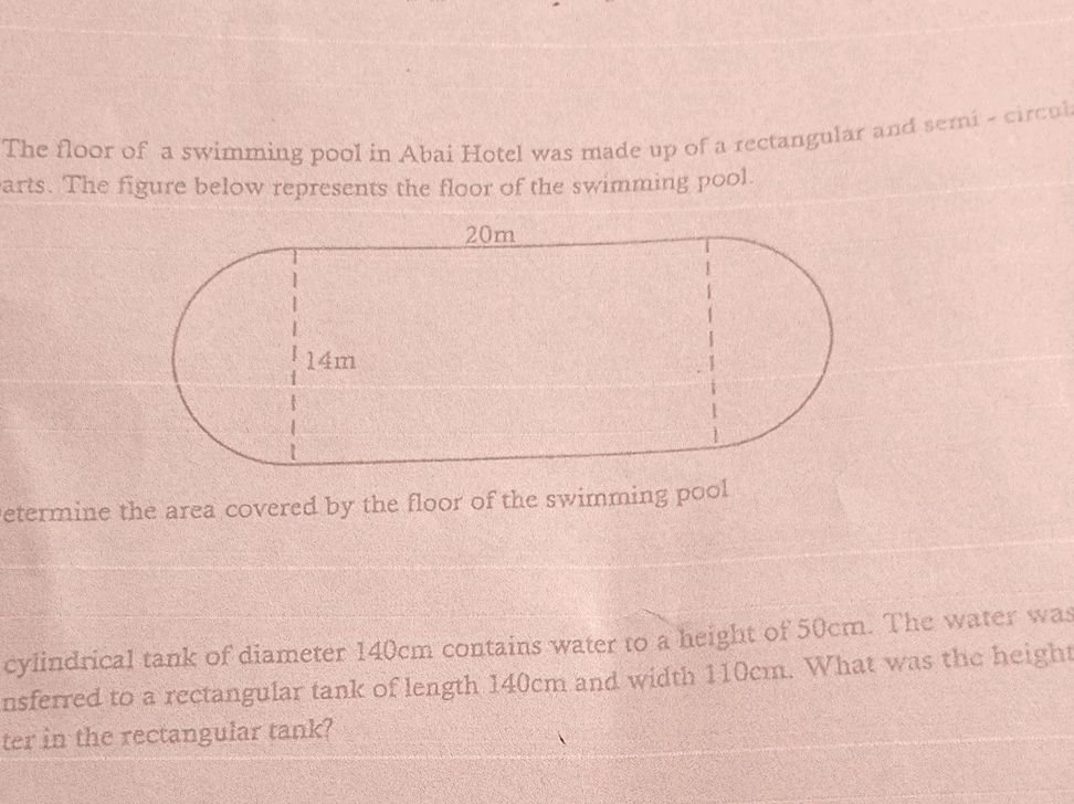 The floor of a swimming pool in Abai Hotel | StudyX