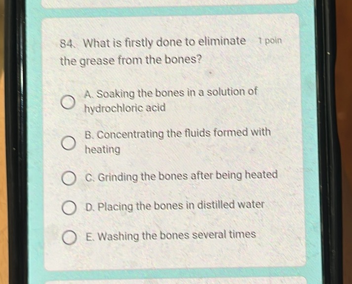 84. What is firstly done to eliminate the | StudyX