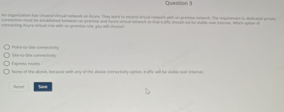 An organization has created Virtual network | StudyX