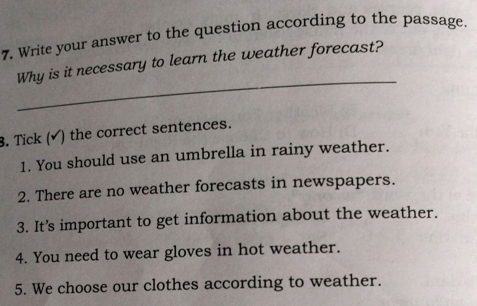 7. Write your answer to the question | StudyX