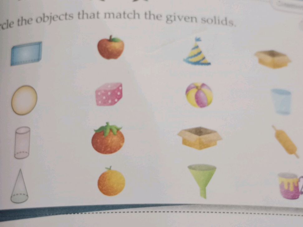 Circle the objects that match the given | StudyX