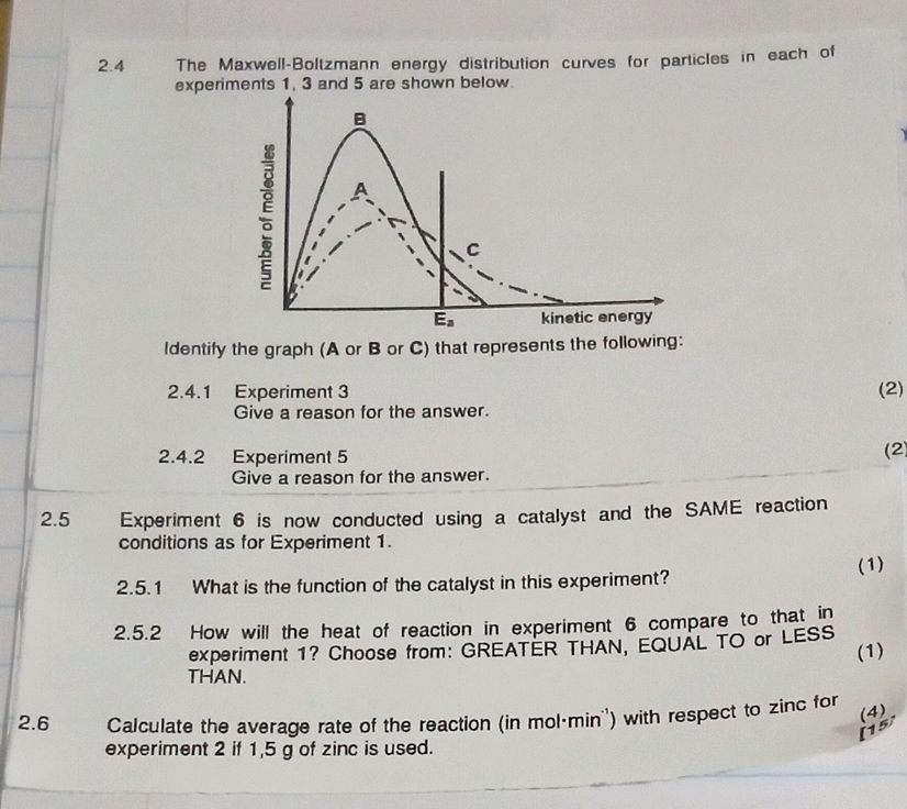 2.4 The Maxwell-Boltzmann energy | StudyX