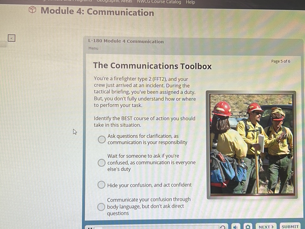 You're a firefighter type 2 (FFT2), and your | StudyX