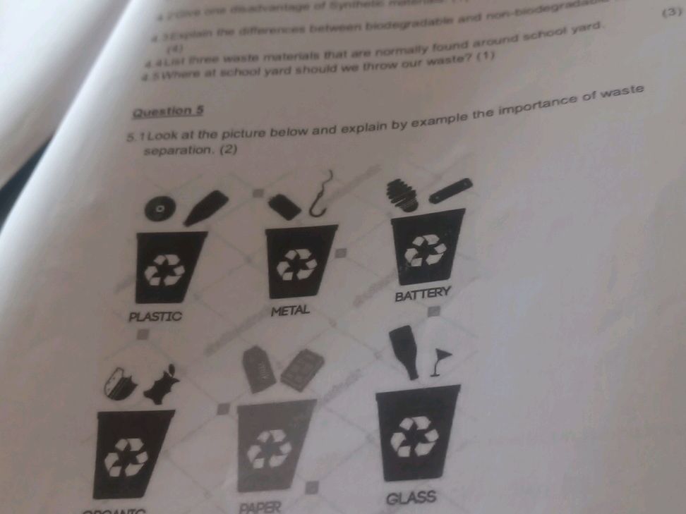 5.1 Look at the picture below and explain by | StudyX