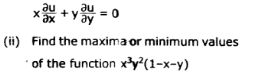 Find the maxima or minimum values of the | StudyX