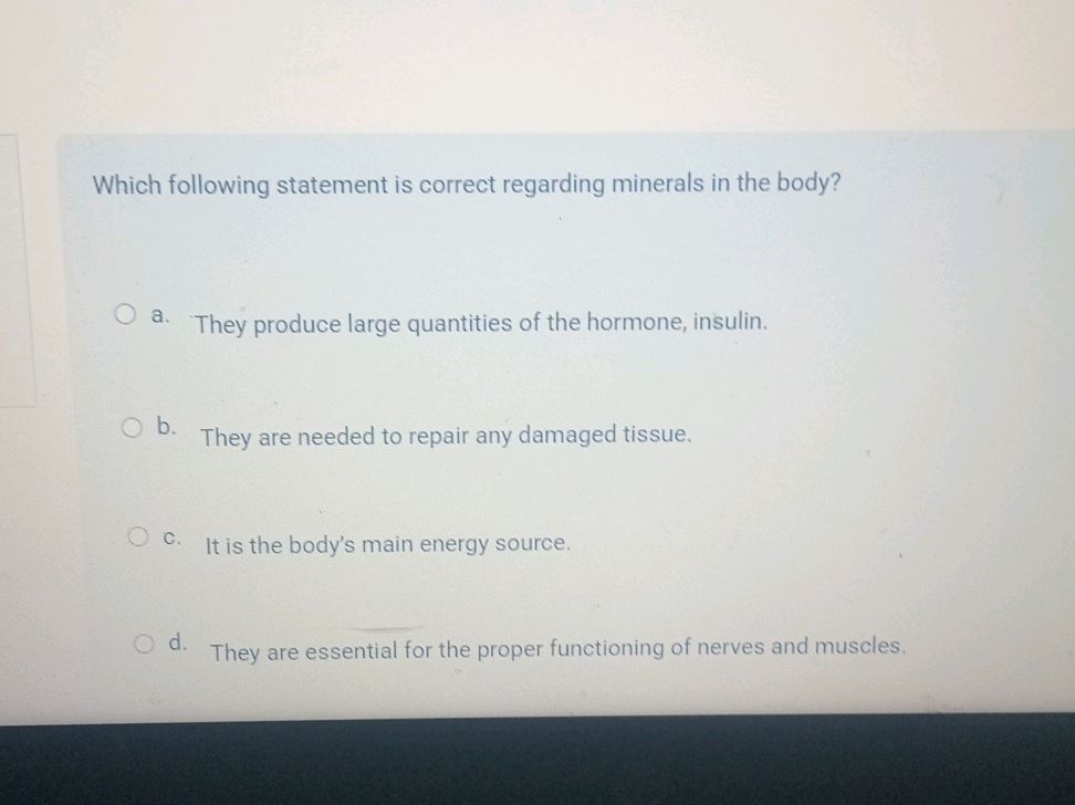 Which following statement is correct | StudyX