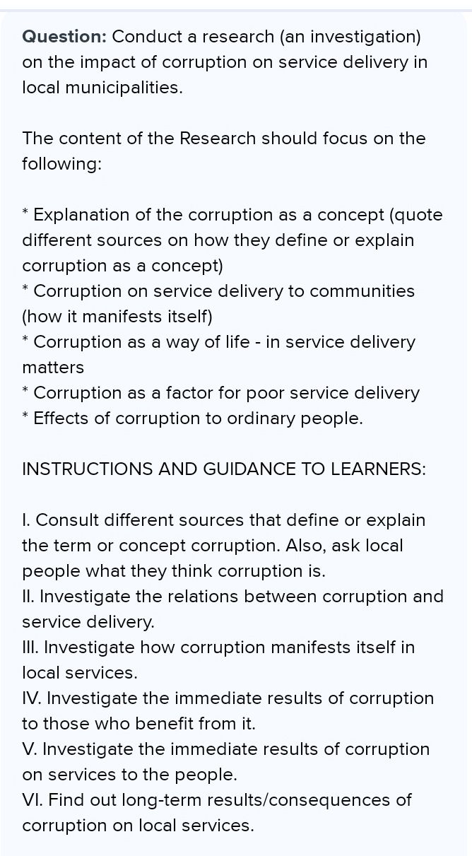 Question: Conduct a research (an | StudyX