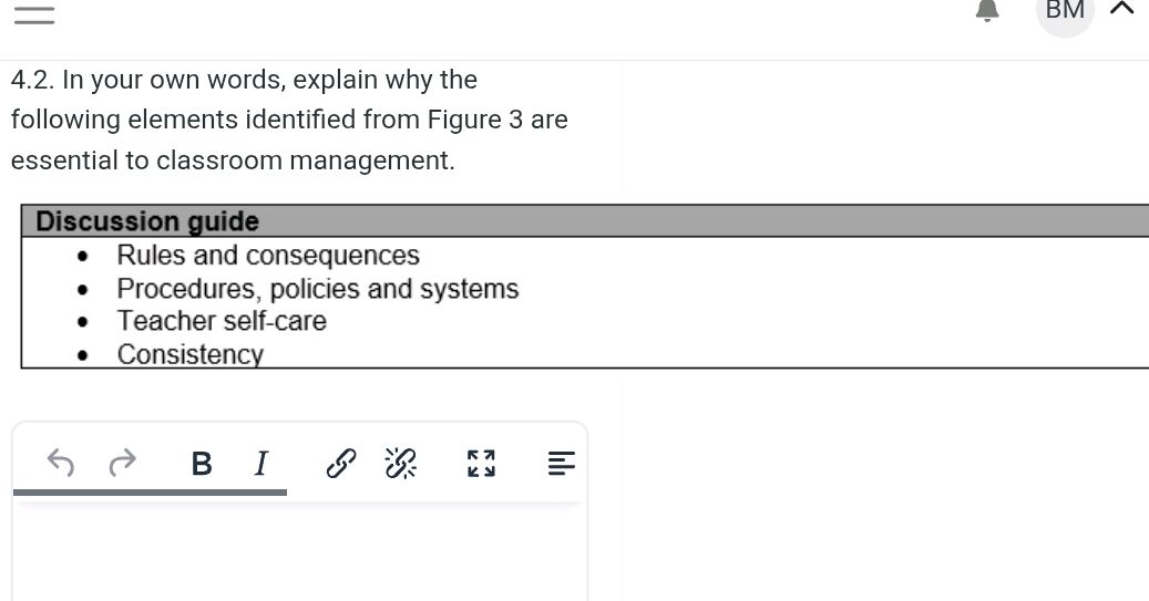 4.2. In your own words, explain why the | StudyX