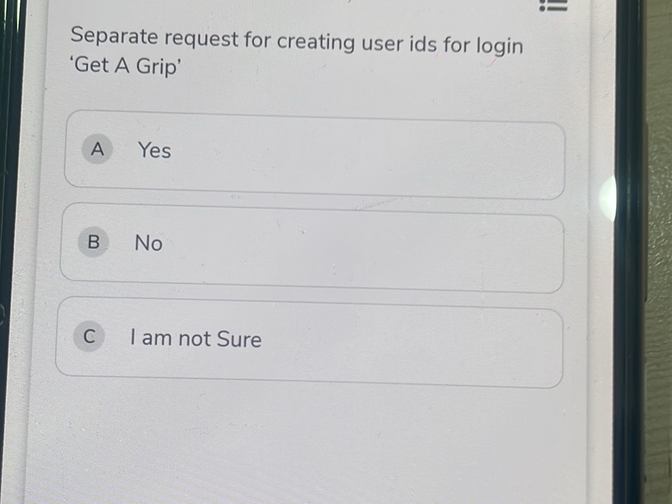 Separate request for creating user ids for | StudyX