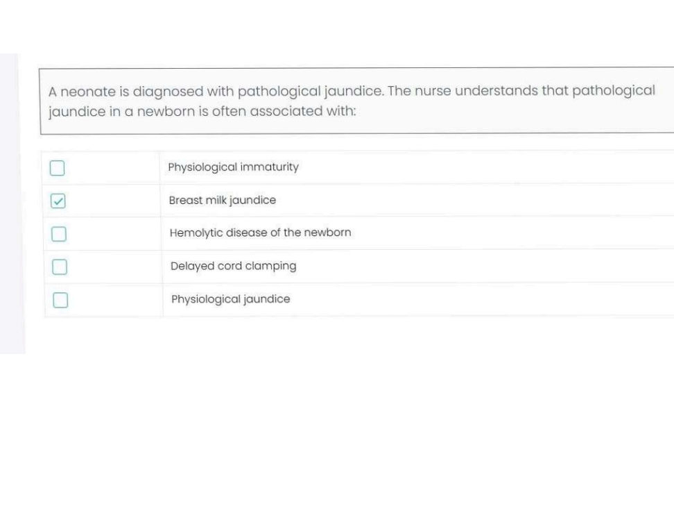 A neonate is diagnosed with pathological | StudyX