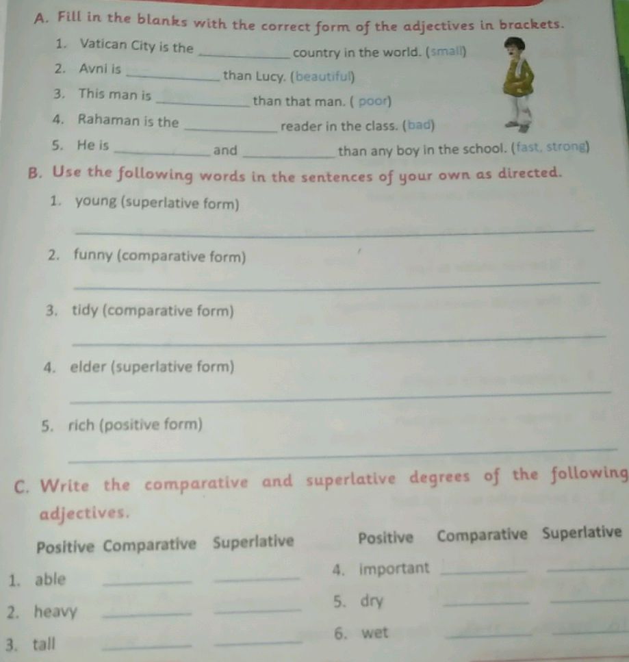 A. Fill in the blanks with the correct form | StudyX