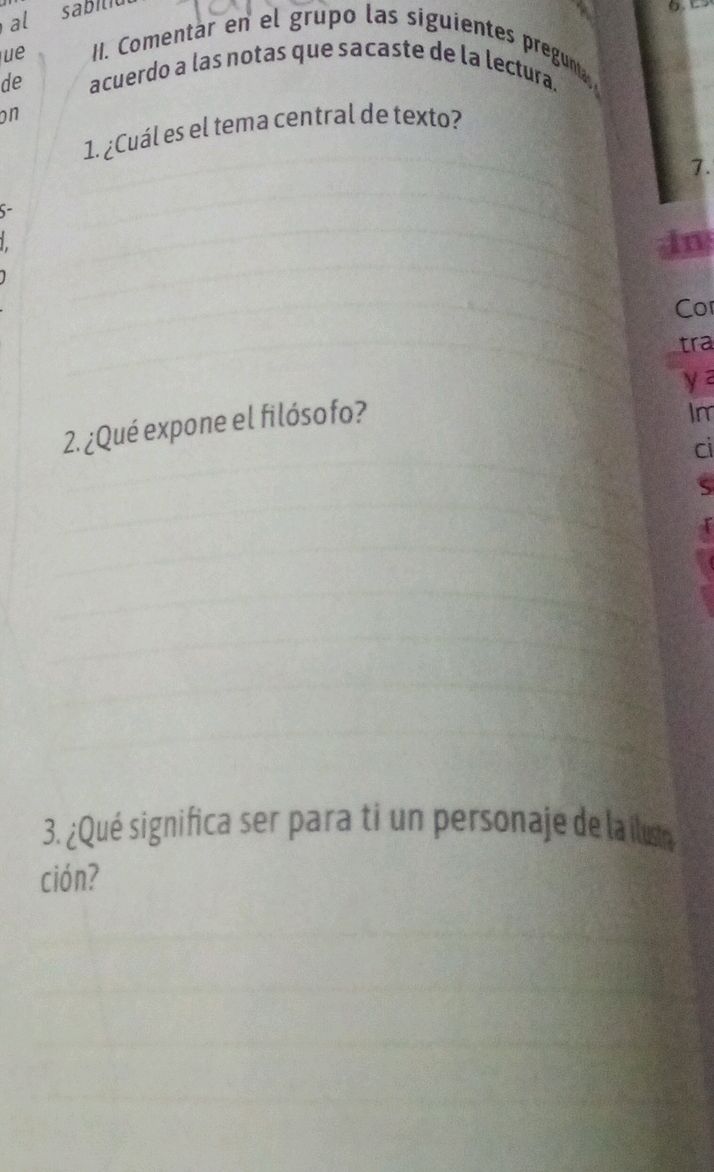 1. ¿Cuál es el tema central de texto? 2. | StudyX