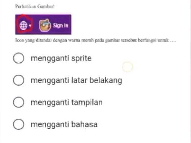 Perhatikan Gambar! Icon yang ditandai | StudyX