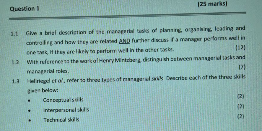 1.1 Give a brief description of the | StudyX