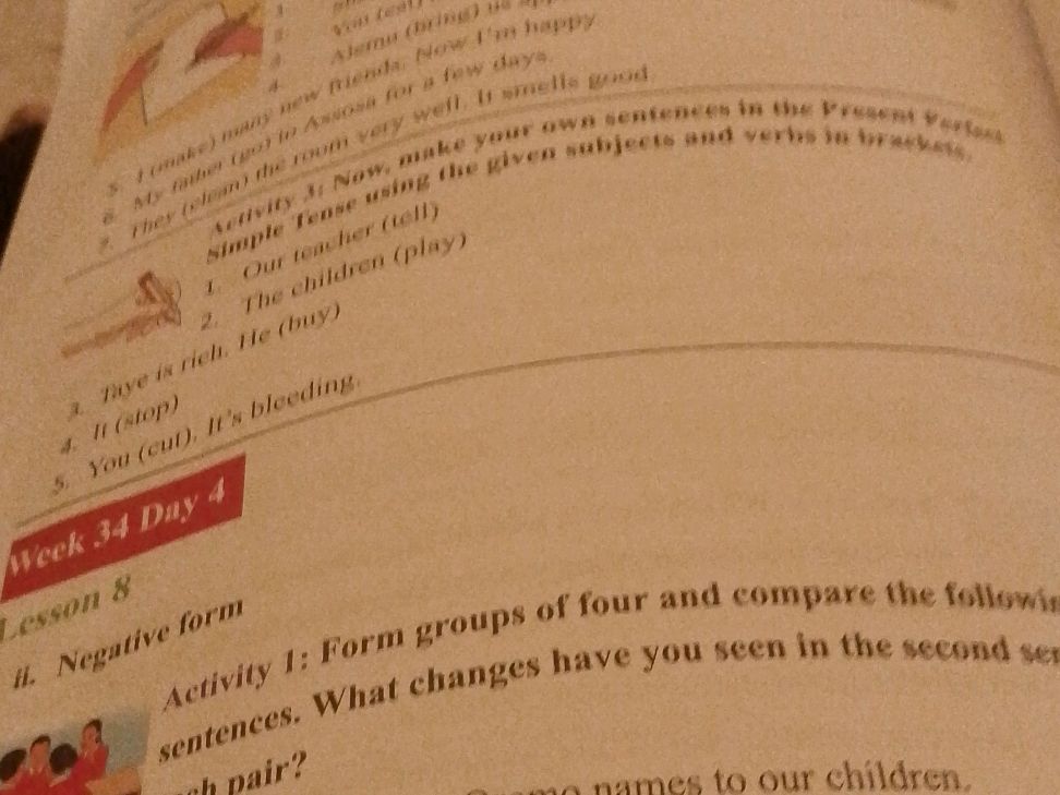 Activity 3: Now, make your own sentences in | StudyX