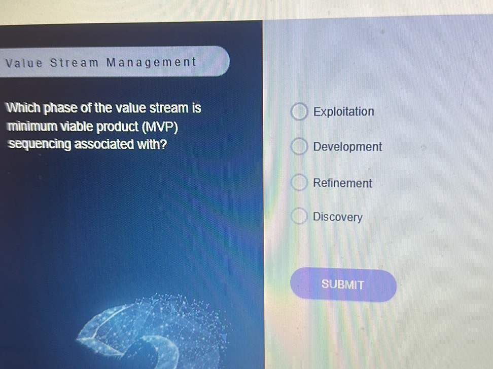 Which phase of the value stream is minimum | StudyX