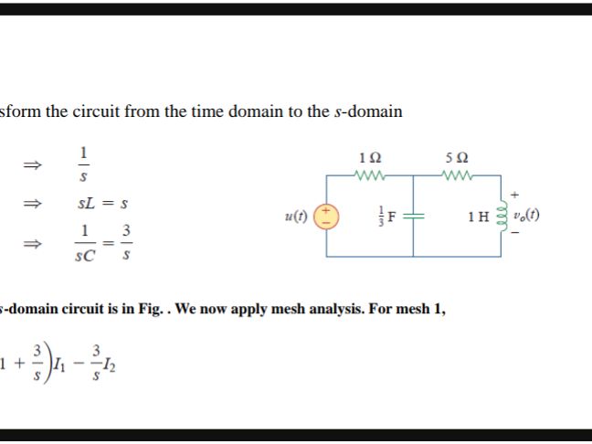sform the circuit from the time domain to | StudyX