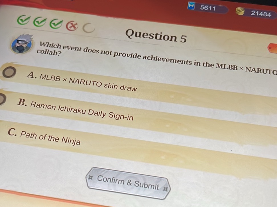 Which event does not provide achievements in | StudyX