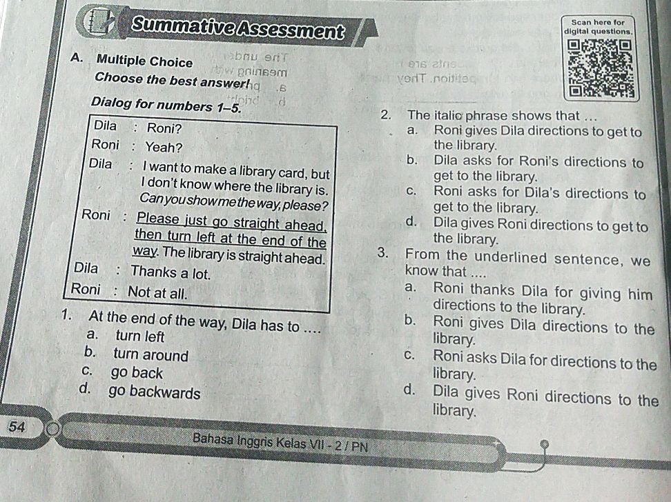 A. Multiple Choice Choose the best answer. | StudyX