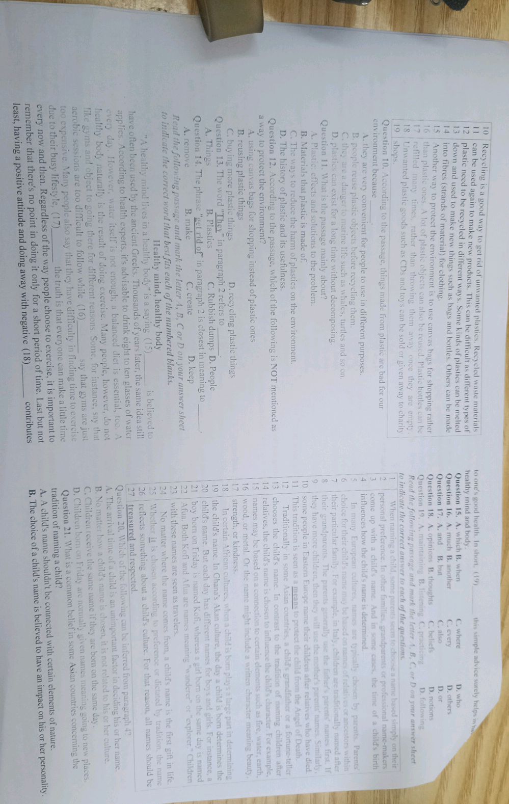 Question 10. According to the passage, | StudyX