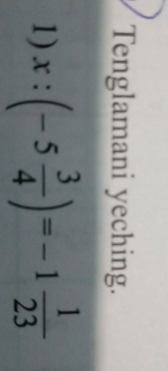 Solve for x: (-\frac{5}{4})^3 = | StudyX