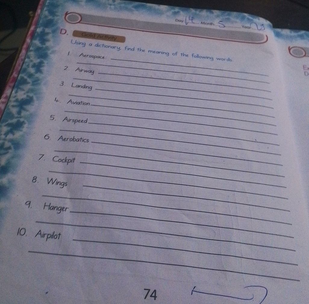 Using a dictionary, find the meaning of the | StudyX