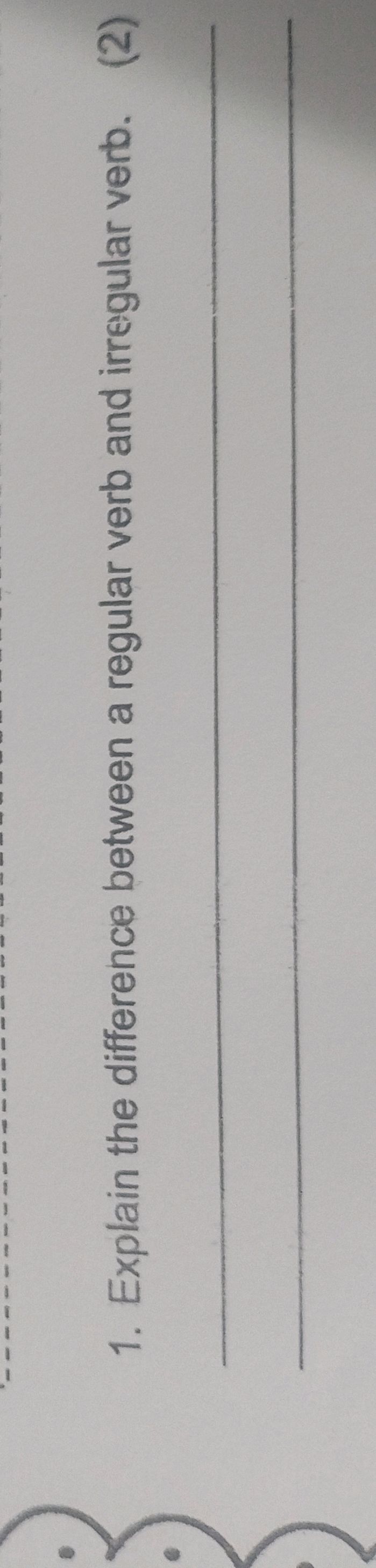 1. Explain the difference between a regular | StudyX
