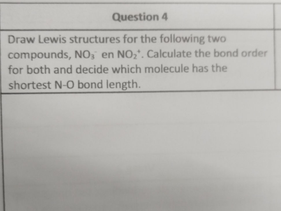 Draw Lewis structures for the following two | StudyX